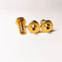 China Female to Female Brass RF Adapter SMA to MCX with 6GHz Frequency Range for Seamless Interface Conversion for sale