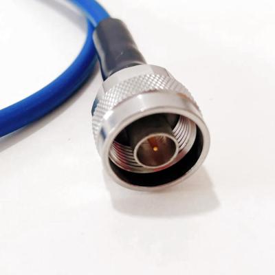 China SMA Male to N Male RF Cable Assembly with LMR500 Coaxial Cable for 50Ω Impedance and Weather Resistant Applications for sale