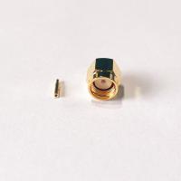 China SMA-JB2 SMA Male RF Connector 50 Ohm DC-18GHz Gold-plated Brass Soldering Type for RG405/086 Cable for sale