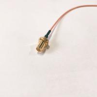 China Low Loss RG178 RF Cable Assembly with Gold Plated Brass Connectors for DC-6G Frequency Range for sale