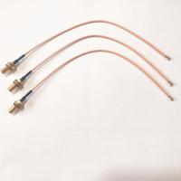 China Low Loss RG178 RF Cable Assembly with Gold Plated Brass Connectors for DC-6G Frequency Range for sale
