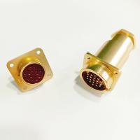 China PC-19TK-2 19-Pin Russian Standard Circular Connector with Aluminum Alloy Body and Bakelite Insulator Aviation Plug Socket for sale
