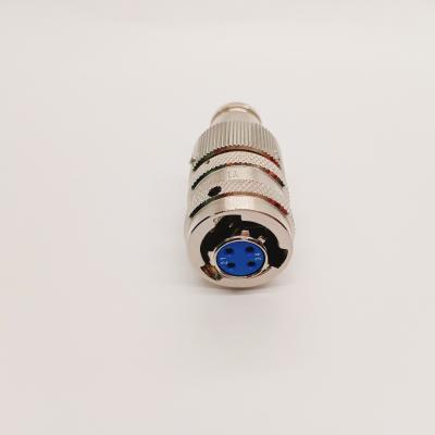 China Y11 Series 4 Pin Shielded Circular Connector with Aluminum Alloy Shell for Aerospace Applications for sale