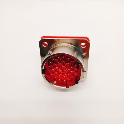 China Aerospace Grade Waterproof Circular Connector with Gold-Plated Contacts and Aluminum Alloy Shell Bayonet Receptacle for sale