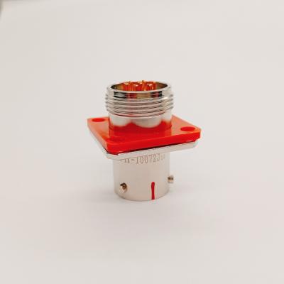 China Y11 Series 7 Pin Jack Female Bayonet Circular Aviation Connector with Gold-Plated Contacts and 1500V Withstand Voltage for sale