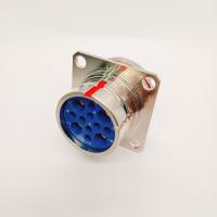 China Y3B Series Circular Aviation Connector with Gold-Plated Contacts, Aluminum Alloy Shell, and 1500V Withstand Voltage for sale