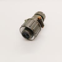 China P16 connectors P16K4P 2-Pin Jack Female Socket Waterproof Connector with IP68 Rating, Gold-Plated Terminals, and Aluminum Alloy Casing for sale