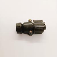 China P16 connectors P16K4P 2-Pin Jack Female Socket Waterproof Connector with IP68 Rating, Gold-Plated Terminals, and Aluminum Alloy Casing for sale