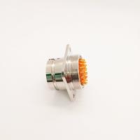 China Y3A Series 32 Pin Circular Aviation Connector With Four-Hole Flange Socket Y3A-1832ZJ10 for sale