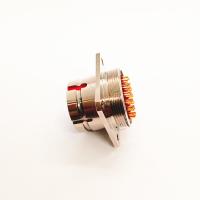 China Circular Connector Y3A-1832ZK10 32 Pin Socket  Bayonet  Flange Mount Connector for sale