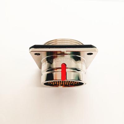 China Y27A Series Y27A-2455ZJ4B1M Square Flange-mounted Rubber-sealed Socket Connector for sale