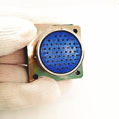 China Y27A Series Aviation Plug Connector with 55 High-Density Socket Contacts 1500V Withstand Voltage and Wide Temperature Resistance for sale
