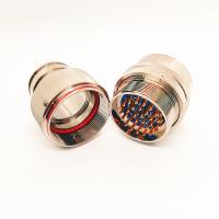 China Y3AII-1832TJ5 32 Pin Circular Plug Connector With Aluminum Alloy Shell and 1500V Withstand Voltage for sale