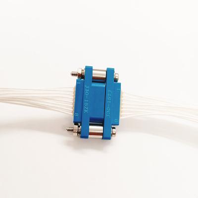 China J30-15TJ-300MM Micro Rectangular Connector with Gold-Plated Contacts and Wide Temperature Range for Pre-Crimped Wiring Harness for sale