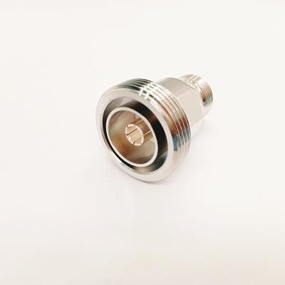 China N Female To 7/16 DIN Female Straight Coaxial Adapter N-7/16-KK Adapter for sale