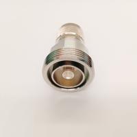 China RF Adapter N Male to DIN L29 7/16 Female Nickel Plated Brass DC-6GHz with Low VSWR ≤1.25 for 5G Base Stations for sale