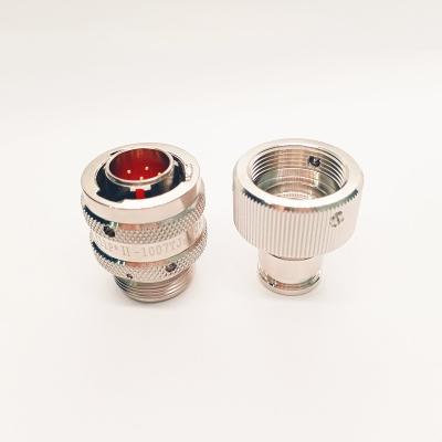 China Y11P Series 7 Pin Male Circular Connector with 1500V Withstand Voltage, Aluminum Alloy Shell, and Gold-Plated Contacts for Aerospace Applications for sale