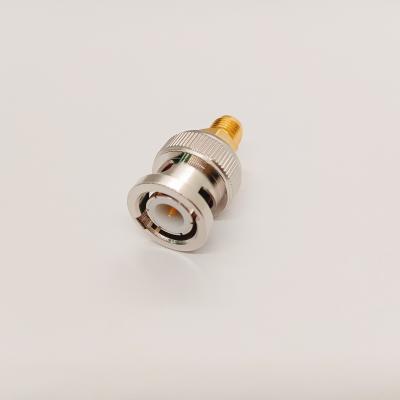 China 50 Ohm BNC to SMA Adapter with DC-6GHz Frequency and Low VSWR ≤1.25 for Stable Signal Transmission for sale
