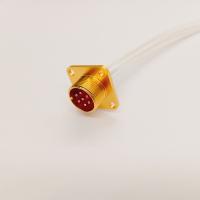 China Pre-cabled PC Russian Standard Circular Connector Wired PC Aviation Plug 7 Pin With Custom Length Cable for sale