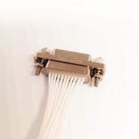 China J30J-21TJP 21 Pin Micro-miniature Connector with Aluminum Alloy Shell and Gold-Plated Male Crimp Pins for sale
