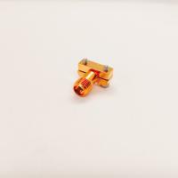 China Gold-plated Brass 2.92mm Female PCB RF Connector with PEI Insulator for DC-40GHz Applications for sale
