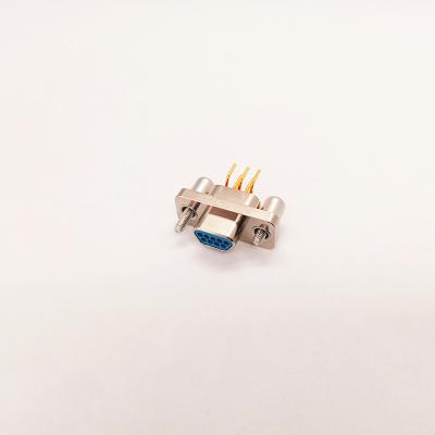 China J30J Micro-D Connector with Aluminum Alloy Shell 9 Gold-Plated Pins GJB2446 & M83513 Compliant for sale