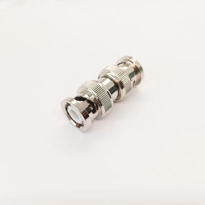 China RF Adapter BNC-JJ BNC Male To Male Nickel Plated Brass Connector for sale