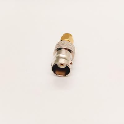 China 50Ω Low Loss Gold Plated Connector For RF Test & Communication SMA Male To BNC Female RF Adapter for sale
