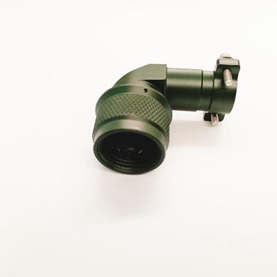 China Aluminum Alloy Aviation Connector Elbow Backshell B049BG90-11W03 for HE308-06T11-35SN7 Connector for sale