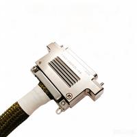 China Micro Rectangular MDM J30J Cable Assembly J30J-100TJL-A3 To J30J-100TJL-A3 100 Pin Male Plug Connector for sale