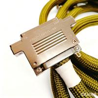 China Micro Rectangular MDM J30J Cable Assembly J30J-100TJL-A3 To J30J-100TJL-A3 100 Pin Male Plug Connector for sale