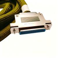 China Micro Rectangular MDM J30J Cable Assembly J30J-100TJL-A3 To J30J-100TJL-A3 100 Pin Male Plug Connector for sale
