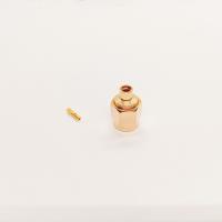 China 50 Ohm RF Coaxial Connector RPSMA-JB2 Reverse Polarity SMA Straight Plug Solder Connector For RG405 / 086 Semi-Rigid Cable for sale