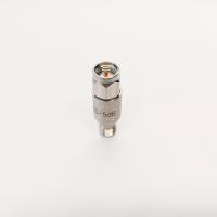 China RF Fixed Attenuator SMA Male to Female with 5dB Attenuation DC-6GHz Frequency Range and Stainless Steel Housing for sale