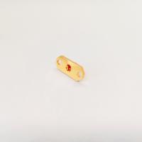 China RF Coaxial Connector MINI SMP Male Gold Plated Brass DC-40GHz SMPM PCB Connector For Chassis for sale