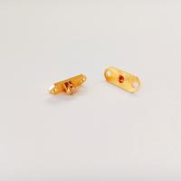 China RF Coaxial Connector MINI SMP Male Gold Plated Brass DC-40GHz SMPM PCB Connector For Chassis for sale