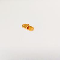 China RF Coaxial Connector MINI SMP Male Gold Plated Brass DC-40GHz SMPM PCB Connector For Chassis for sale