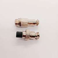 China Aviation Connector GX12-2-3-4-5-6-7 Pin Connector Snap On Threaded Locking Type GX12-6P for sale
