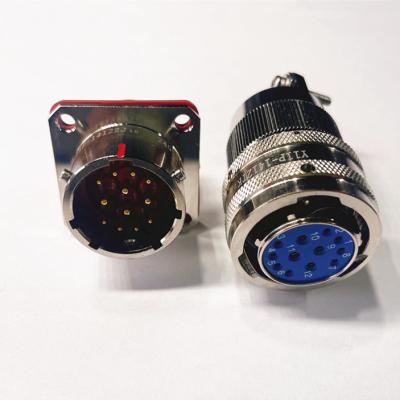China Y11P‑1412TK2 Circular Aviation Connector 12 Pin Male Plug Connector for sale