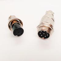 China GX16 Series M16 Threaded Wire-welding Type 8 Pin Connector GX16-8P Both Ends With Backshell for sale