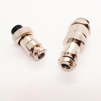 China GX16 Series M16 Threaded Wire-welding Type 8 Pin Connector GX16-8P Both Ends With Backshell for sale