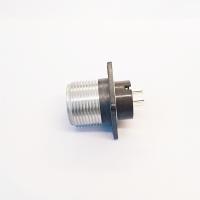 China Russian STD 2PTT Threaded Connection Circular Aviation Connector P Series P20J3A 3 Pin Flange Mount Plug Connector for sale