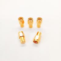 China 2W Brass Gold‑Plated RF Load SMA Male Dummy Terminator DC‑18GHz for sale