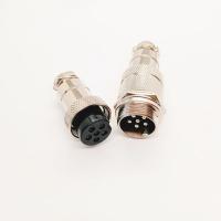 China Aviation Plug Connector GX20 Series M19 Threaded Wire-welding Type 6 Pin Connector GX20-6P for sale