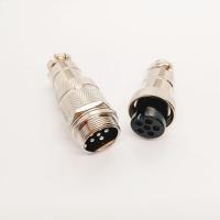 China Aviation Plug Connector GX20 Series M19 Threaded Wire-welding Type 6 Pin Connector GX20-6P for sale