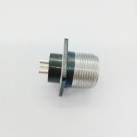 China Circular Aviation Connector P Series 3 Pin Thread Locking Square Flange Panel Mount Male Receptacle P20J3A for sale