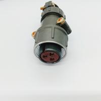 China P20K3AQ P Series 3 Pin Thread Locking Circular Aviation Connector Straight Female Cable Plug Mates With P20J3A for sale
