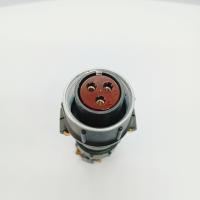 China P20K3AQ P Series 3 Pin Thread Locking Circular Aviation Connector Straight Female Cable Plug Mates With P20J3A for sale