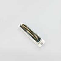 China 50 Pin D-Sub Connector DB-50 with Solder Cup Termination and Nickel-Plated Metal Shell for sale