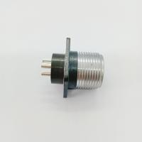 China P20J9A 5 Pin Circular Aviation Male Plug with Threaded Welding and 1500V Withstand Voltage for sale